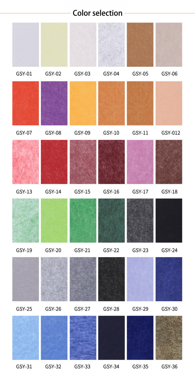 Panel Dinding Akustik Kedap Suara Serat Poliester Panel Akustik